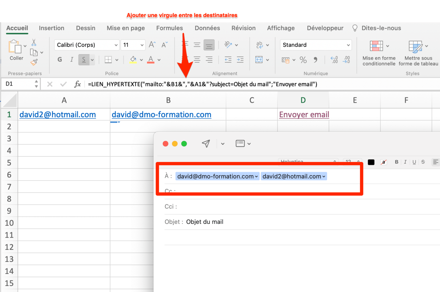 📩 Comment Envoyer Des Emails Avec Excel Sans Code Vba